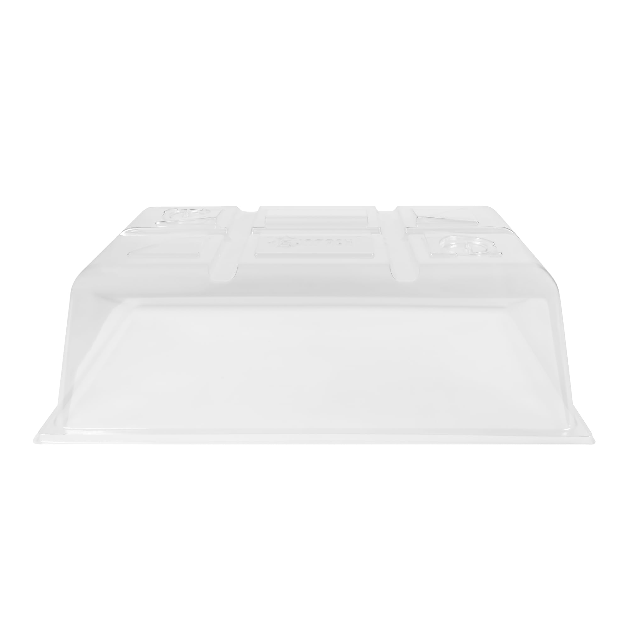 SUNDOME BPA Free Plastic Light Track Mega Humidity Dome with Vents, for Indoor Growing, Seeding in Greenhouse, Clear, 7" (Pack of 5)