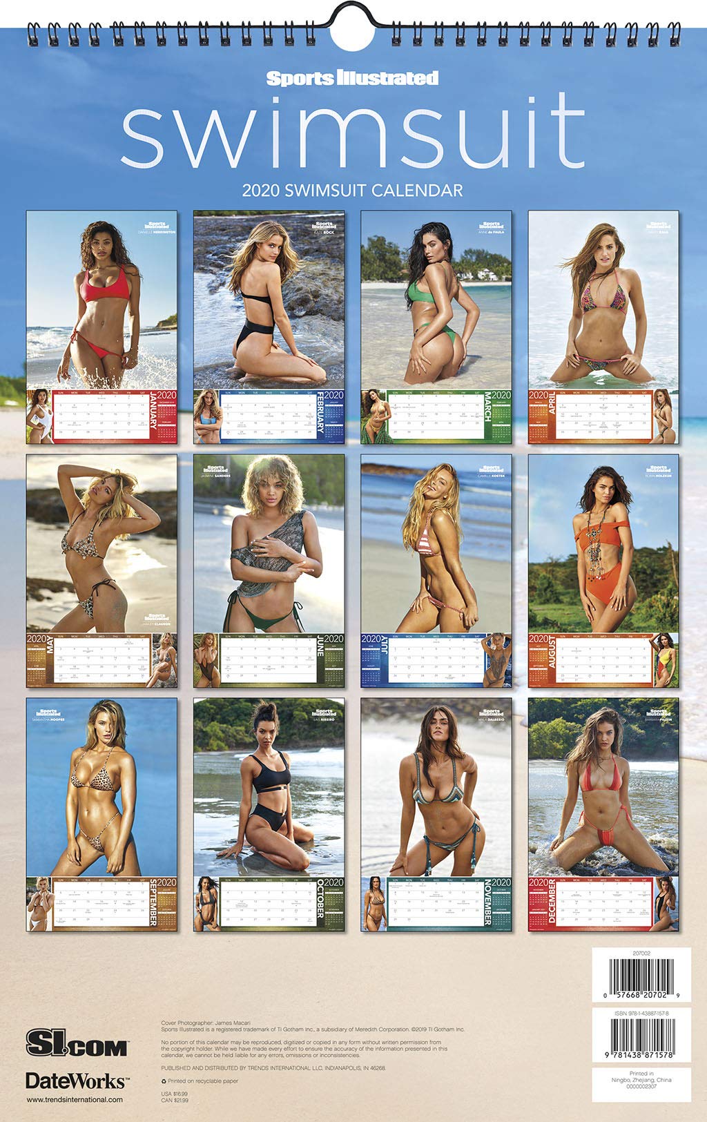 Sports Illustrated Swimsuit 2020 Calendar