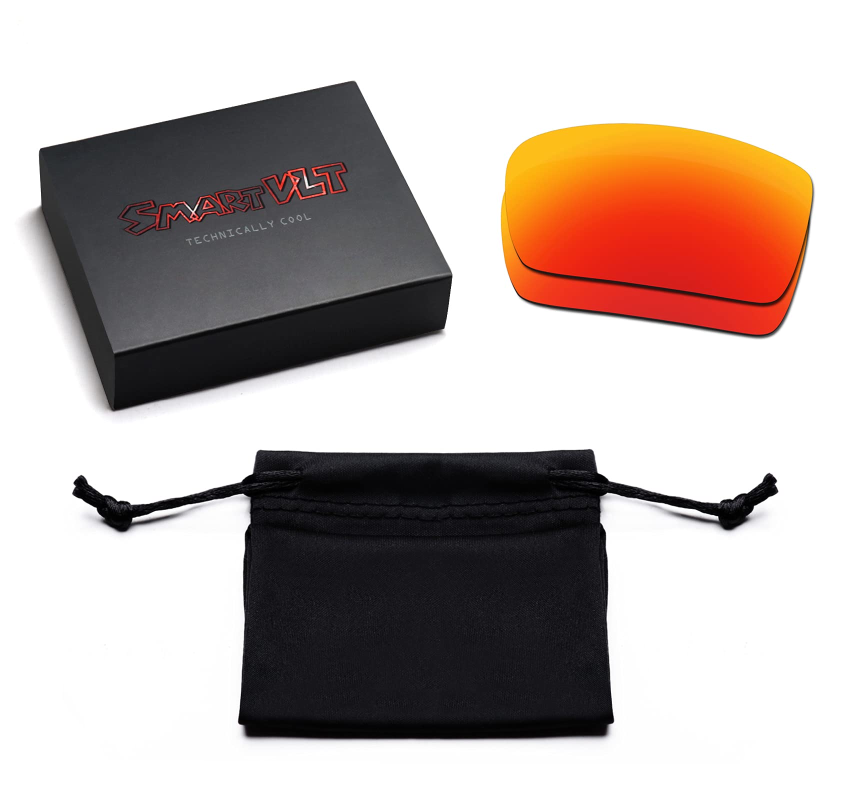 SmartVLT Set of 5 Men's Replacement Lenses for Oakley Double Edge OO9380 Sunglass Combo Pack S01
