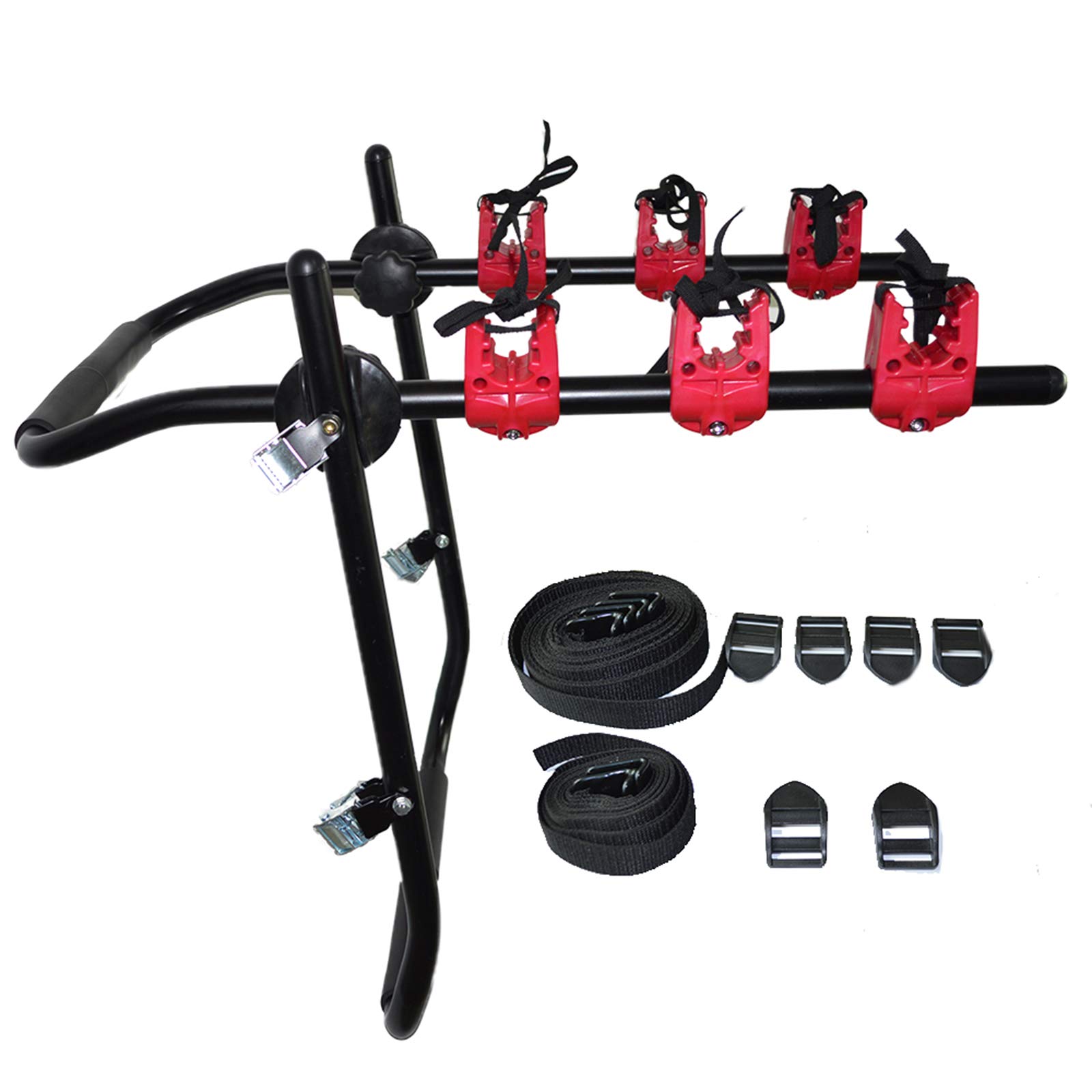 WUPYI 3-Bike Bicycle Rack,Portable Foldable Bike Rack Hitch Mount Carrier Car SUV Truck