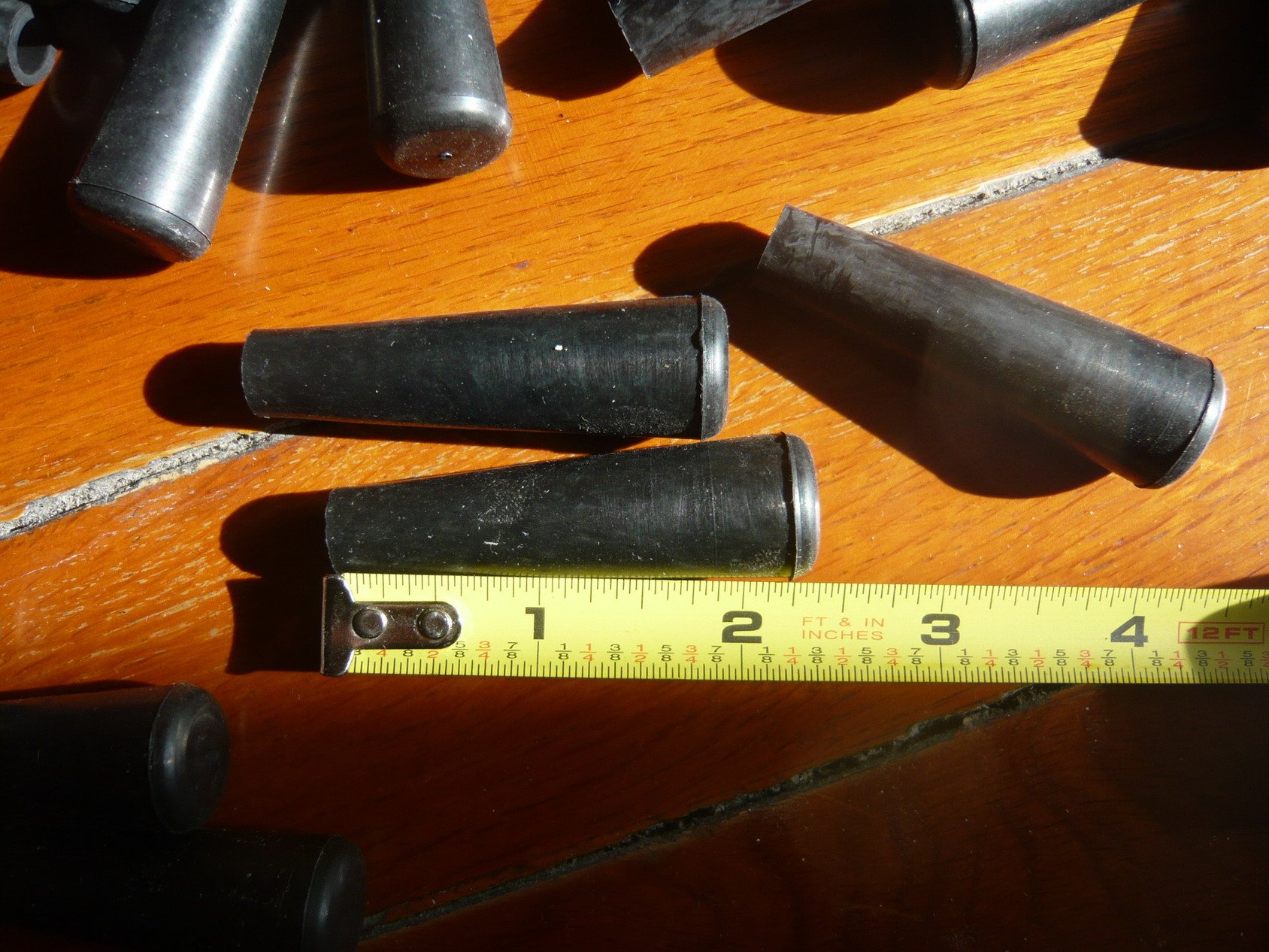 Tiger Shaft Black rubber blunts 125 Gr. for training or games/varied wholesale amounts (100pcs)