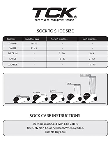 TCK Prosport Performance Tube Socks (Vegas Gold, Medium)