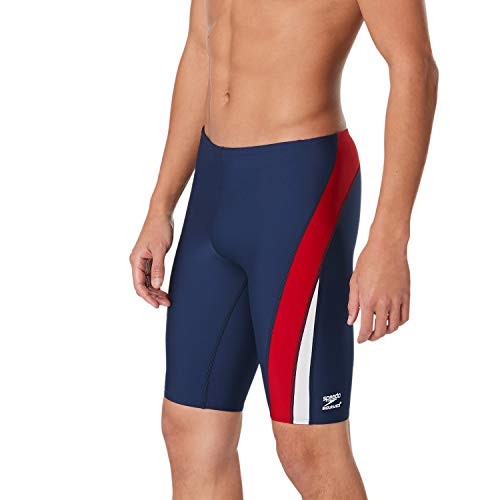Speedo Launch Splice Jammer Navy/Red/White 36