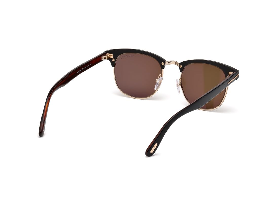 Tom Ford FT0623 02J Matte Black Laurent Retro Sunglasses Lens Category 3 Size 5