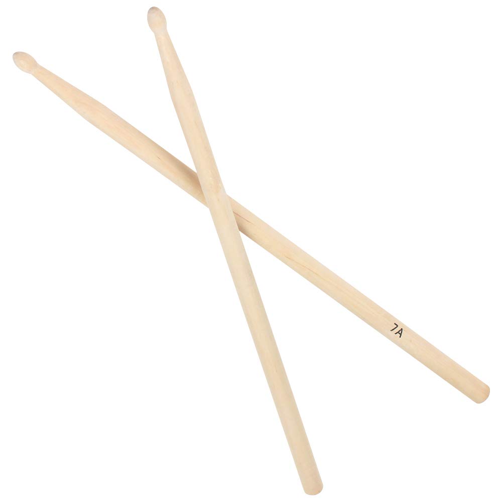YiPaiSi Drum Sticks 7A Drumstick, Classic Drum Sticks Maple Drumsticks, Maple Wood Drumsticks, Wood Tip Drumstick for Students and Adults