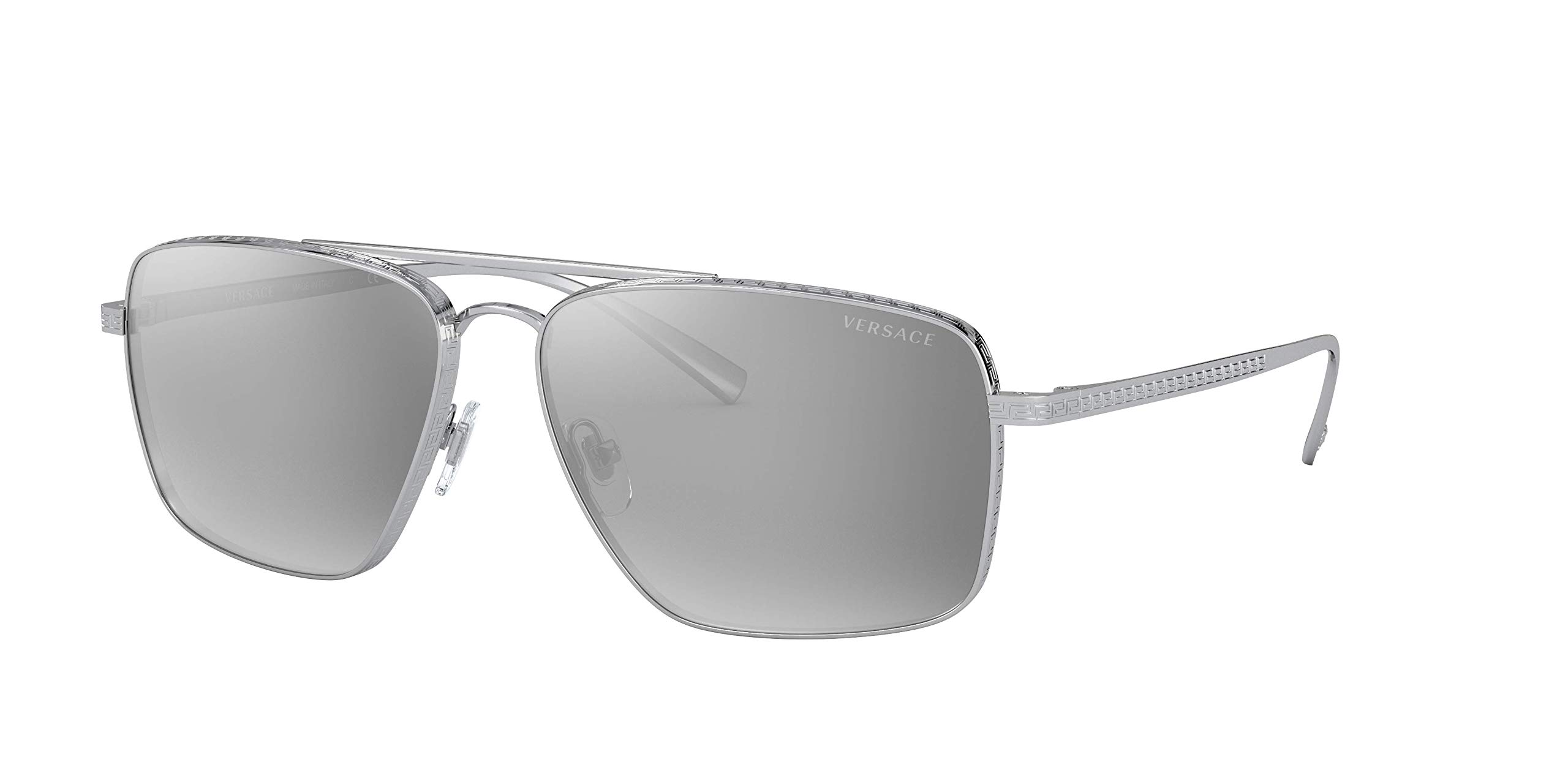 Versace Man Sunglasses Gold Frame, Dark Grey Lenses, 61MM