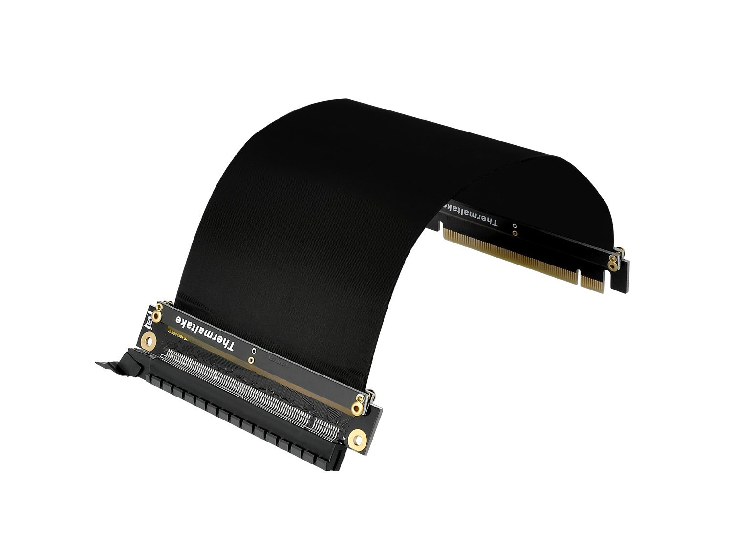 Thermaltake TT Gaming PCI-E x16 3.0 Black Extender Riser Cable 200mm AC-053-CN1OTN-C1, Support both AMD and Intel motherboard