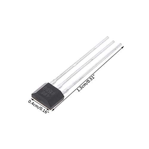 RUZYY 10Pieces 49E Hall Element OH49E Voltage Regulator Hall Effect Sensor Linear Switch