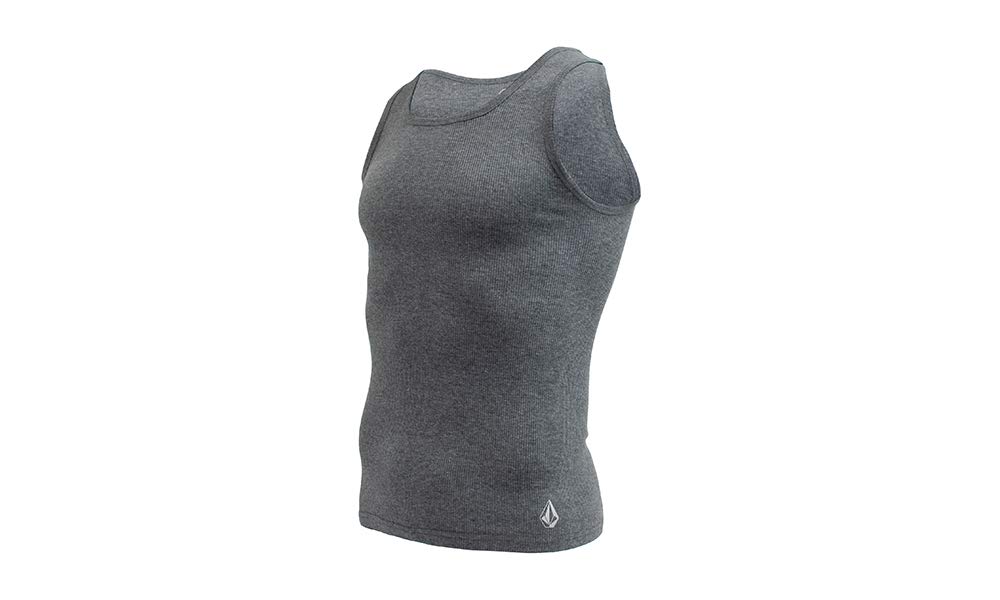 Volcom Mens Cotton Stretch Tank Top Undershirts A Shirts (White/Navy/Black/Grey, Large)