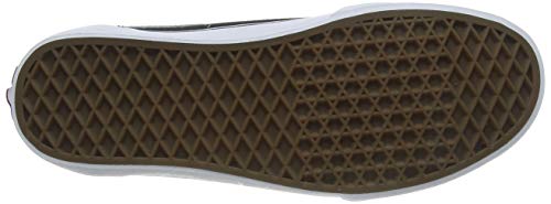Vans Men's Ward Sneaker, Black Suede Canvas Black White C24, 14