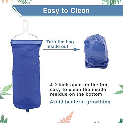 TopQuaFocus 1.8Quart Enema Bag Kit Home Coffee Enema Bag Kit for Colon Cleansing Portable Enema Bag for Colonic Cleanse 4.59 FT Hose