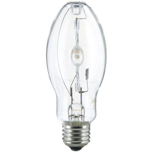 Sunlite 03645-SU MH100/U/MED M90 Metal Halide Lamp, 100 Watts, Pulse Start, Medium Base (E26), ED17, 12,000 Hours Life, 9000 Lumen, Clear Finish, 4000K