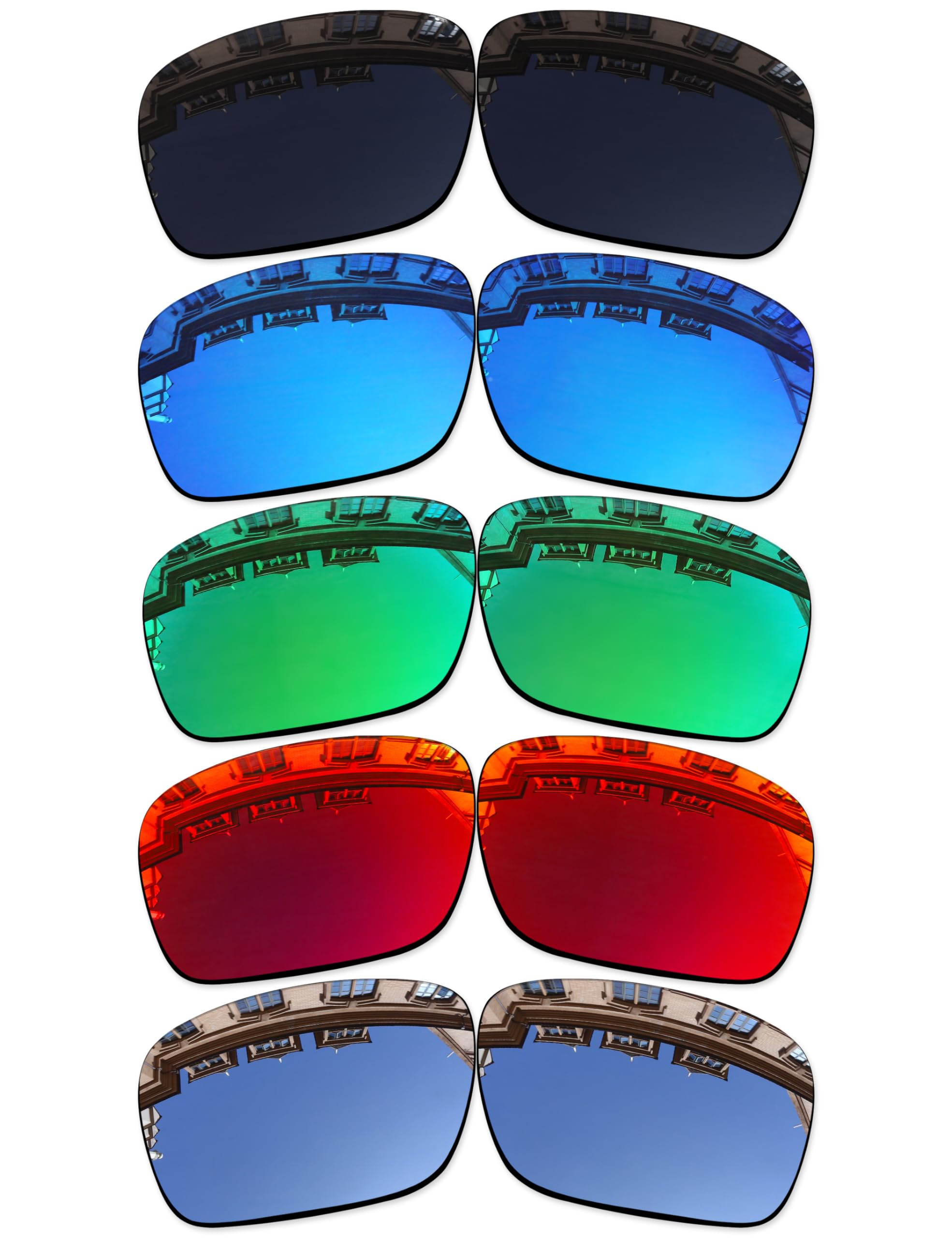Vonxyz Set of 5 Lenses Replacement for Oakley Holbrook XL OO9417 Sunglass Combo Pack