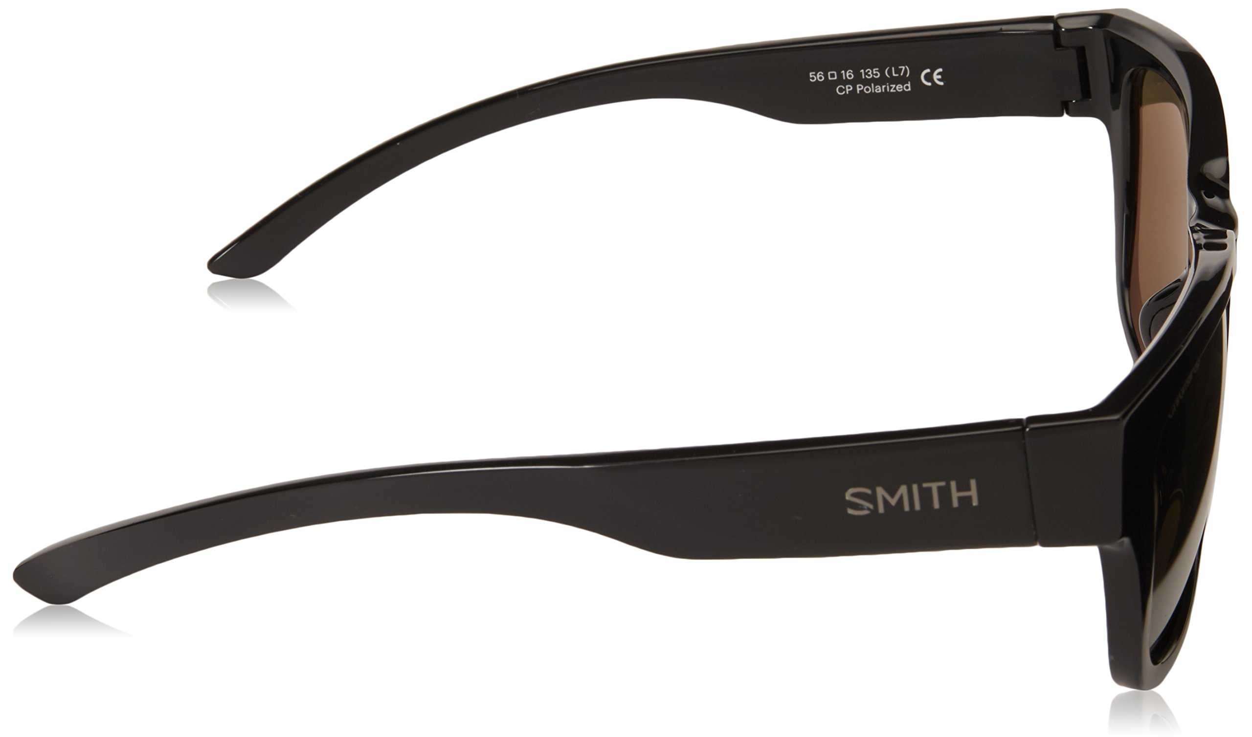 Smith Ember Sunglasses Black with ChromaPop Polarized Gray Green Lens