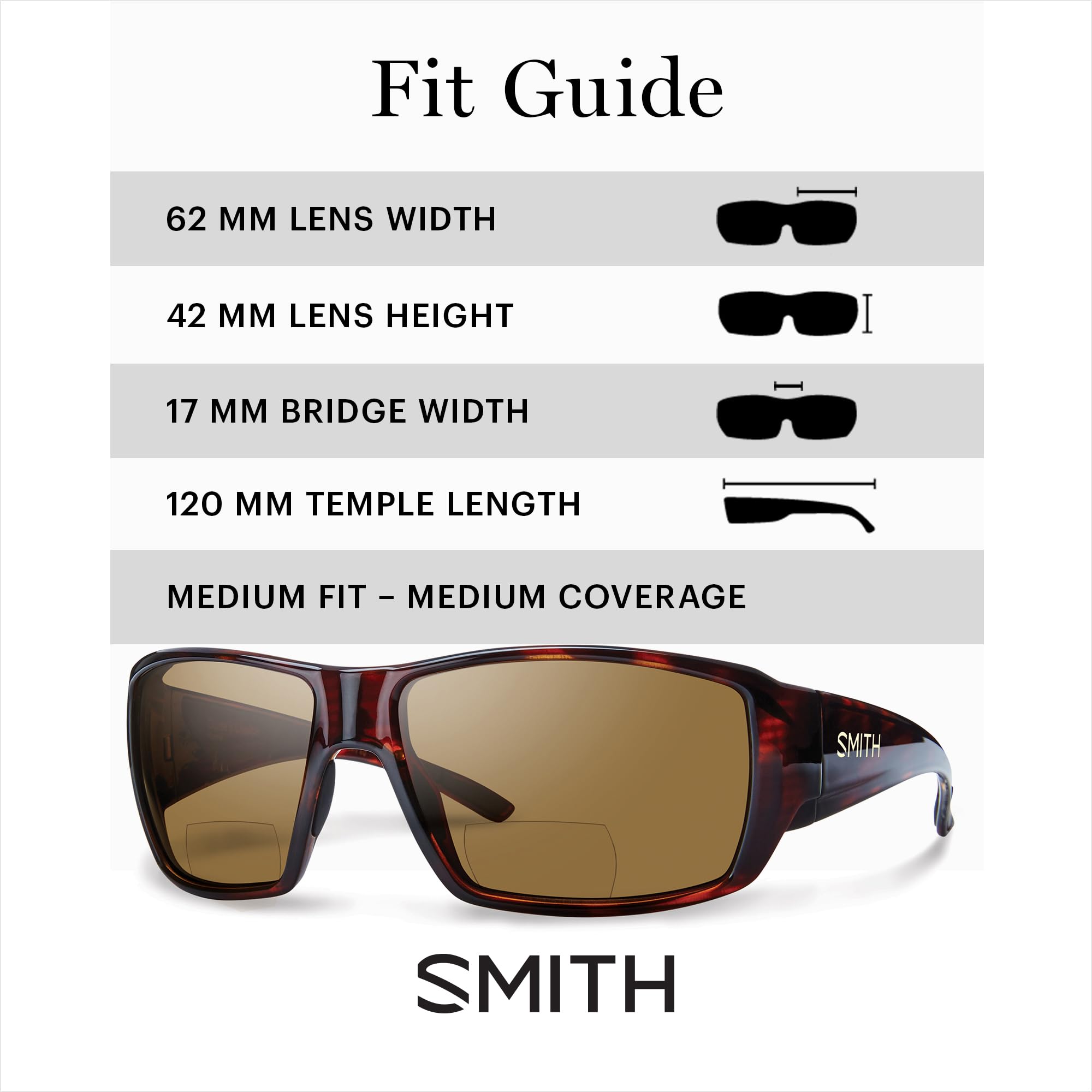 SMITH Guide’s Choice Sunglasses – Performance Sports Active Sunglasses for Biking, Running, Fishing & More – For Men & Women – Matte Havana + Brown Polarized Lenses