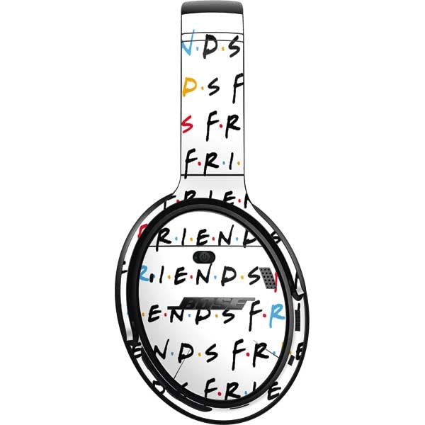 Skinit Decal Audio Skin Compatible with Bose QuietComfort 35 II Headphones - Officially Licensed Warner Bros Friends Pattern Design