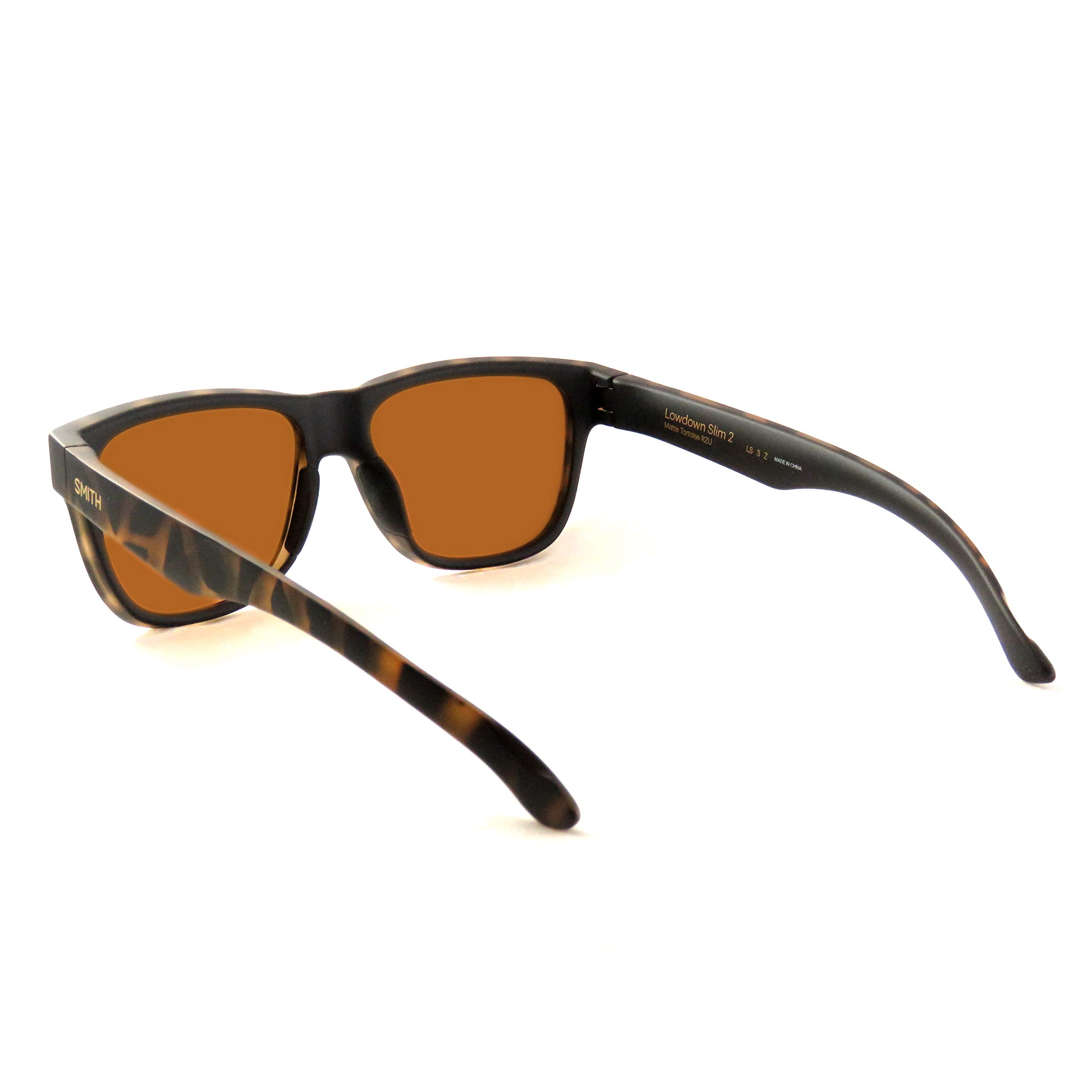 SMITH OPTICS Lowdown Slim 2, Matte Tortoise/Chromapop Polarized Brown Sunglasses - Size 53
