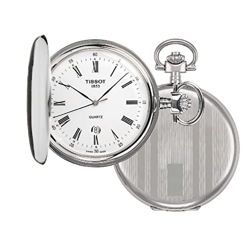 Tissot Unisex-Adult Savonnettes Quartz Stainless Steel Specialities Silver T83655313