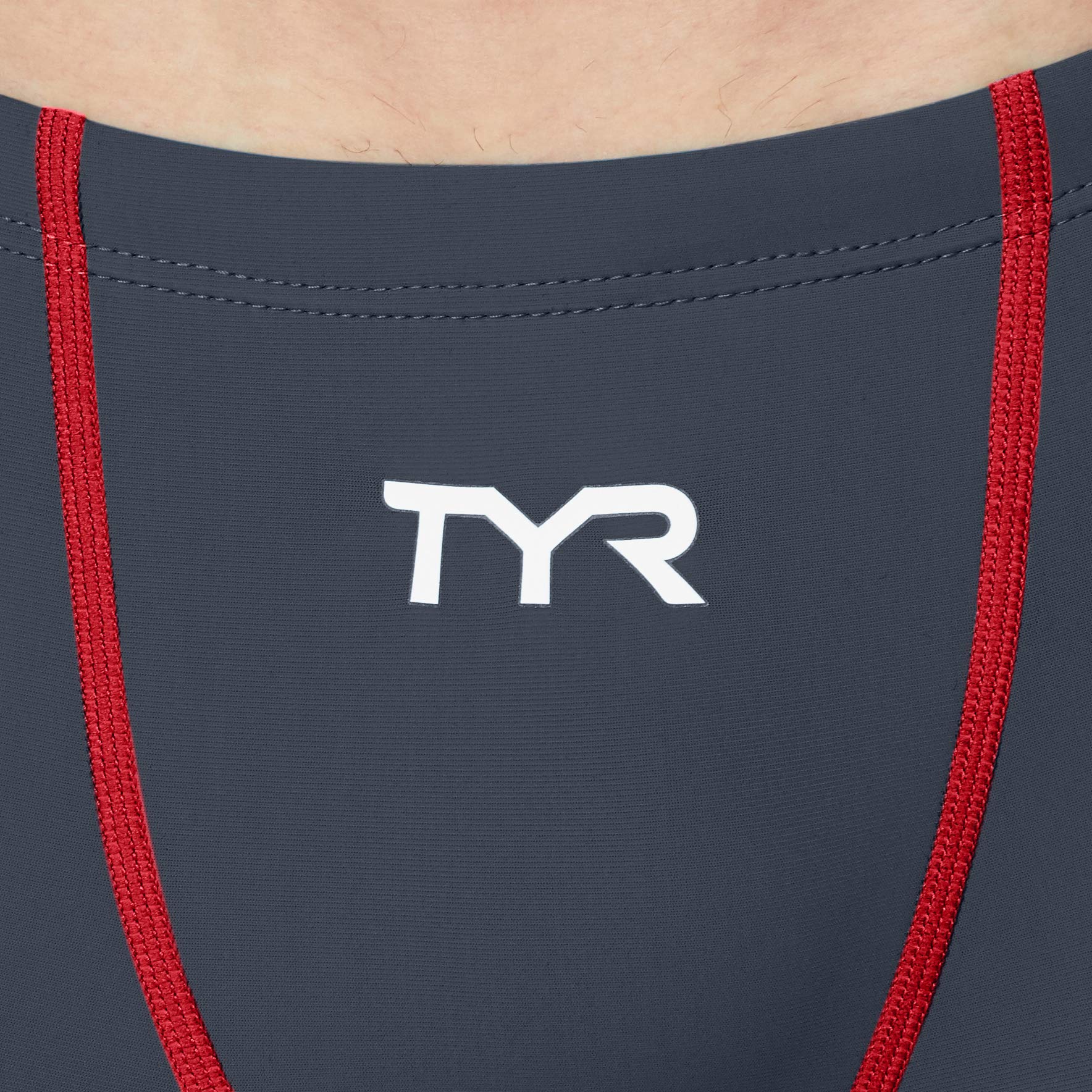 TYR TPSM6A5132 Male Thresher Short Grey/Red 32