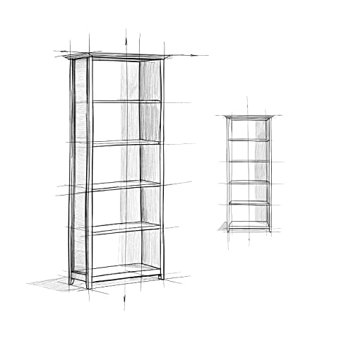 SIMPLIHOME Amherst SOLID WOOD 30 Inch Transitional 5 Shelf Bookcase in Light Golden Brown, For the Living Room, Study Room and Office