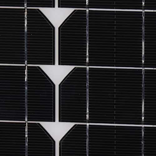 Solar Panel 100W 18V Monocrystalline Silicon 15.7in Long 10.8in Wide Portable Solar Panel Charger for Car Laptop Lamp