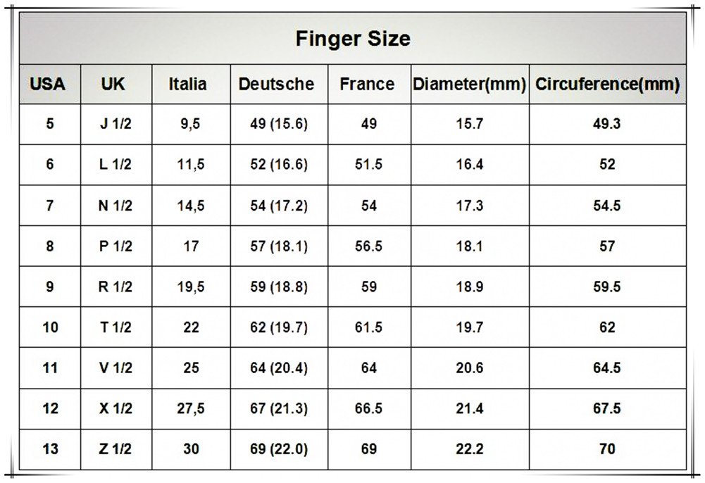 VNOX Womens Stainless Steel Linked Cuff Ring for Wedding Band Engagement Promise Size 8