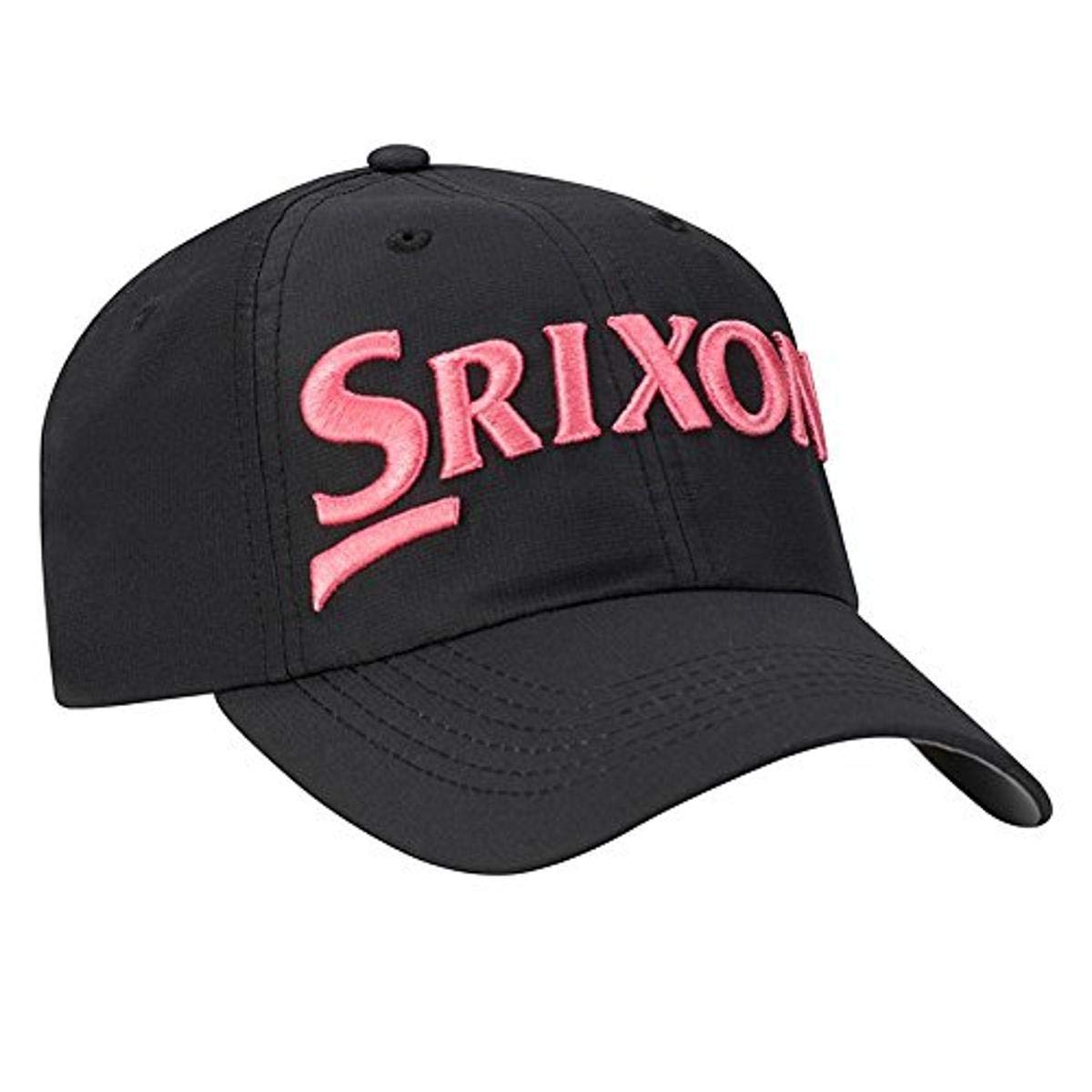 Srixon Golf Men's Unstructured Hat, Black/Pink, One Size Fits All
