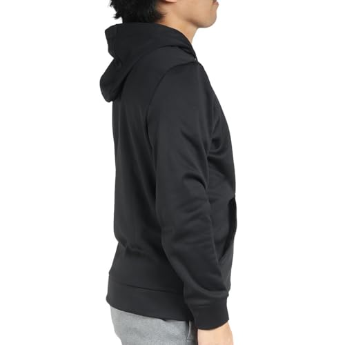 Under Armour Mens Big Logo ArmourFleece Hoodie, (001) Black/Black/Pitch Gray, 3X-Large