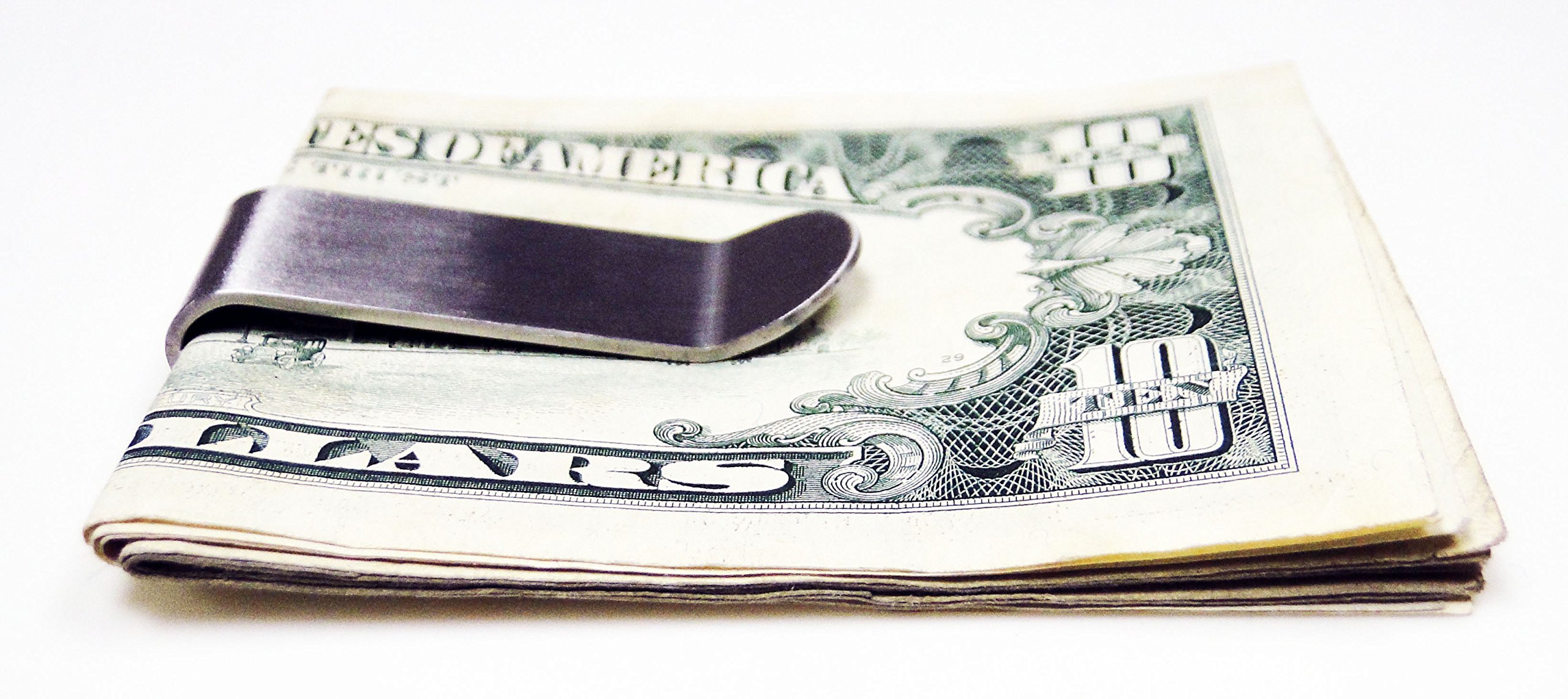 Tapp Collections Silver Stainless Steel Slim Money Clip #3 - Silver