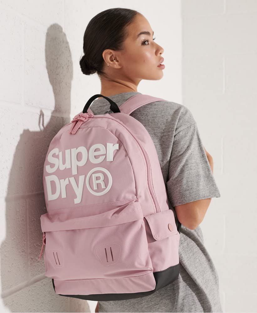 Superdry Women's Backpack Handbag, Pink (Soft Pink), 13.5x46x30.5 Centimeters (B x H x T)