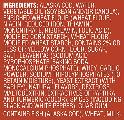 Trident Seafoods - Pub House Battered Cod - 12 oz, Frozen - Wild Caught Alaska Cod - 11g of Protein and 780mg of Omega-3 Per Serving - Made from Whole Fillets - Certified Sustainable