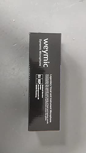 WEYMIC wm57 Dynamic Vocal Classic Style Microphone Audio Instrument Classic Professional Dynamic Cardioid Unidirectional - for Instruments, Drums, Percussion, Vocals(not Include Cable)