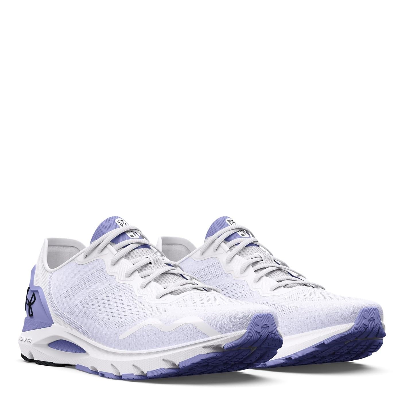 Under Armour Women's HOVR Sonic 6, (104) White/Purple Ice/White, 9, US