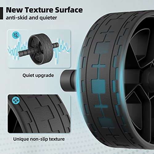 POWER GUIDANCE Ab Roller Wheel, Ab Workout Equipment, Exercise Roller for Abs Workout & Core Strength Training,for Men and Women Exercise at Home, Gym, Office, Outdoors