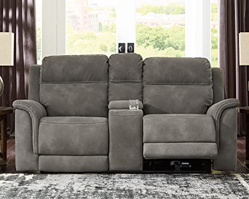 Signature Design by Ashley Next-Gen DuraPella Sofas (Slate) and Love Seats (Slate) Bundle