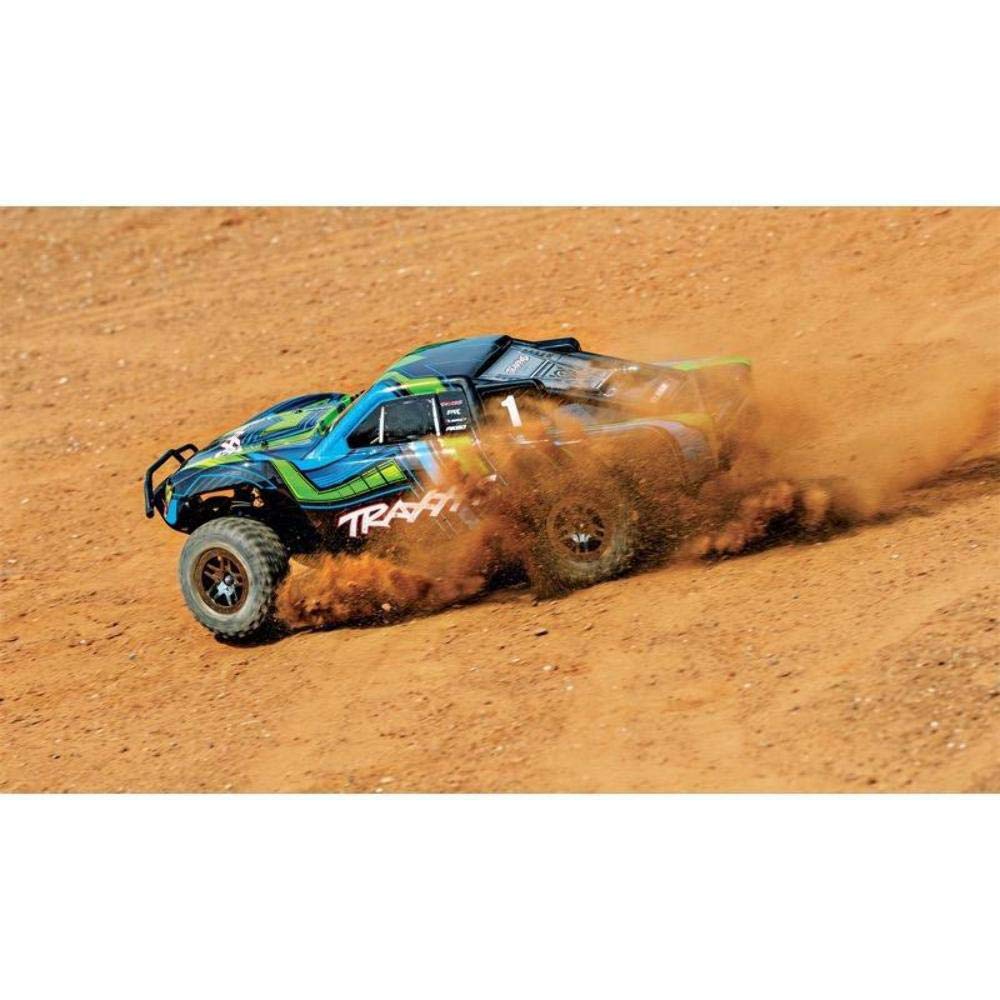 Traxxas Slash 4x4 Ultimate, 4x4 RC Truck, 1/10 Scale, 60+ mph, Green