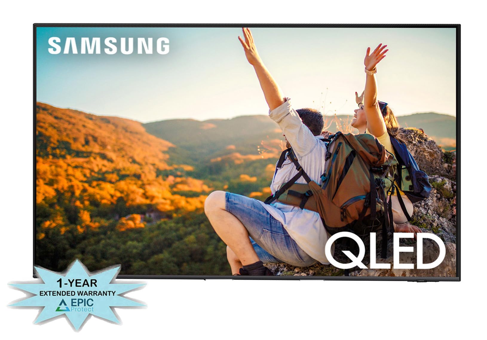 SAMSUNG QN75Q70CDFXZA 75 Inch 4K QLED Quantum HDR Smart TV with an Additional 1 Year Coverage (2023)(USED)