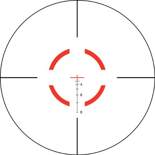 Trijicon VCOG 1-6x24 Riflescope Red Segmented Circle/Crosshair .223/55 Grain Ballistic Reticle with Thumb Screw Mount