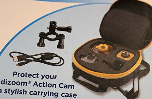 VTech Kidizoom Action Cam with Case, Mounts and Accessories, Yellow/Black