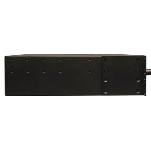 Tripp Lite Monitored PDU, 30A, 16 Outlets (12-C13 and 4-C19), 208/240V, L6-30P, 12 ft. Cord, 2U Rack-Mount Power (PDUMNH30HV),Black