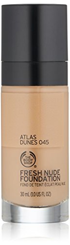 The Body Shop Fresh Nude Foundation, 1 Fl Oz - Shade 045 Atlas Dunes
