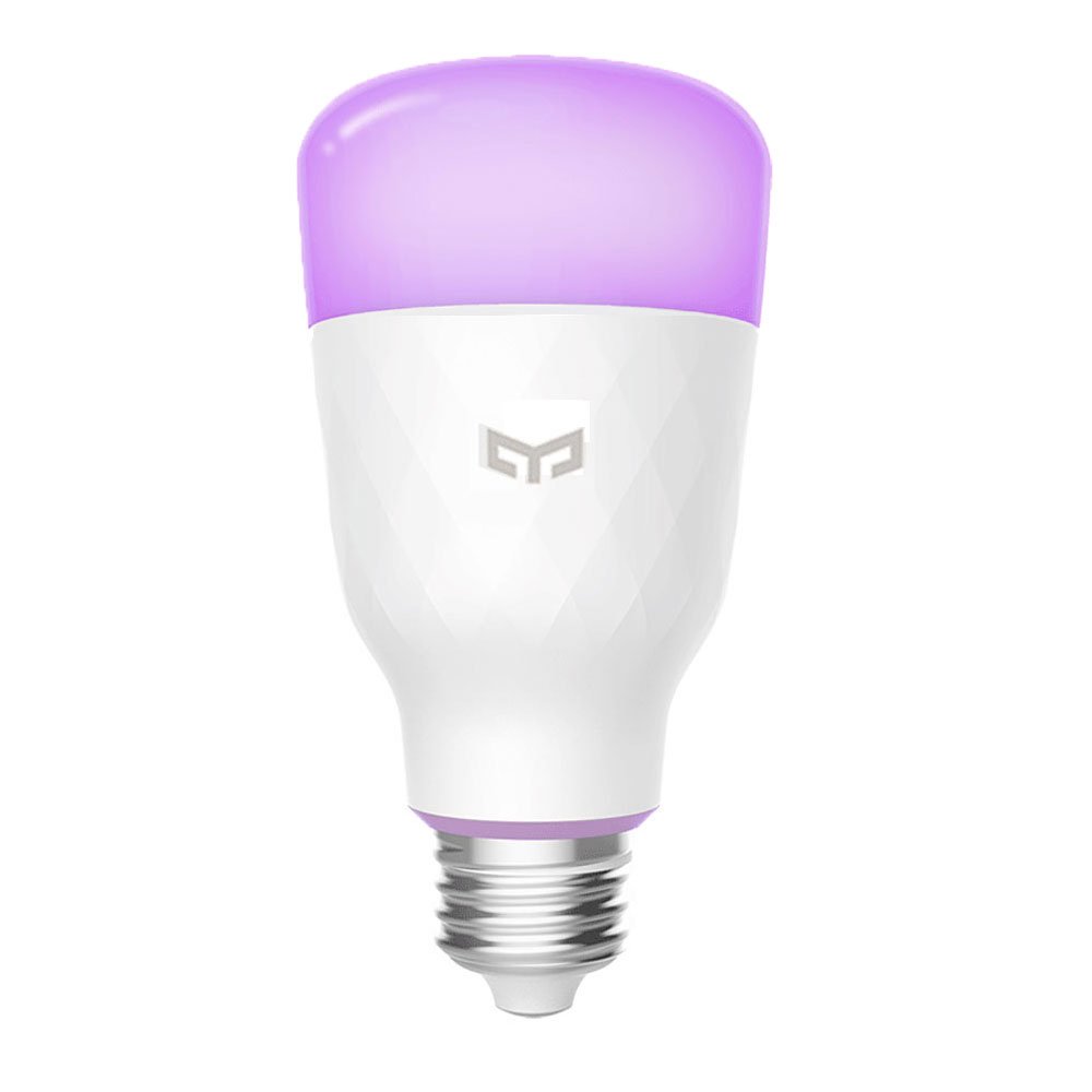 Yeelight Smart LED Light Bulb,16 Million Colors E26 10W 110V RGB Dimmable 800lm Wi-Fi Bulbs, Compatible with Alexa, Google Assistant (Multi-Colored)