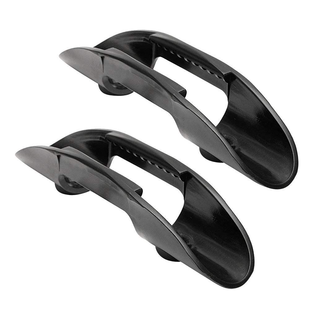 YiMusic 2 Pieces Universal Marine Kayak Paddle Clip Holder Keeper Suit for Kayak Canoe Boat Mount Accessories