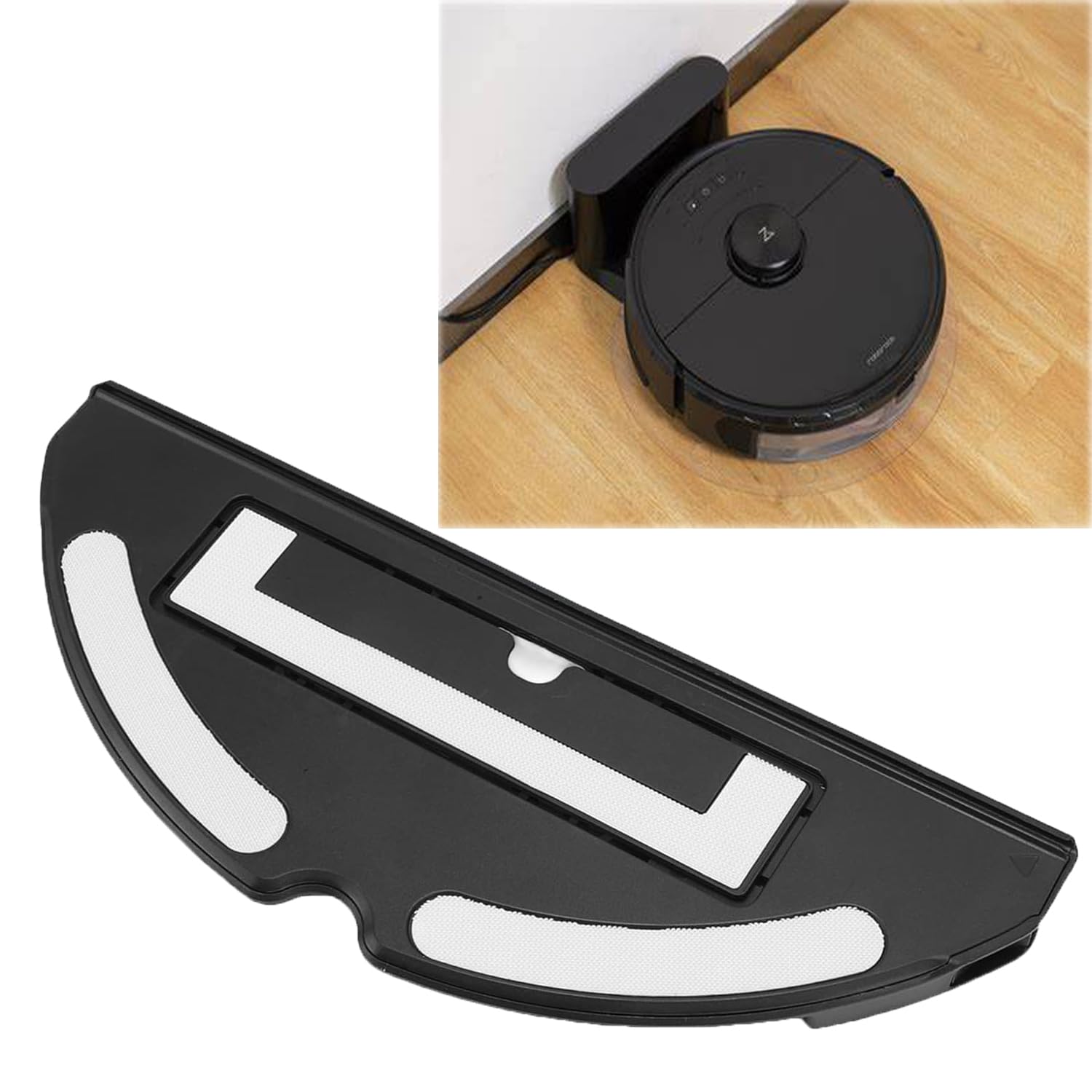 Vacuum Mop Replacement Pad holder Sweeping Robot Mop Bracket Vacuum Cleaner Mop Plate Electrical Controlled Mop Mount Holder Vacuum Parts Vacuum Cleaner Accessory Compatible with Roborock S7 T7 T7S