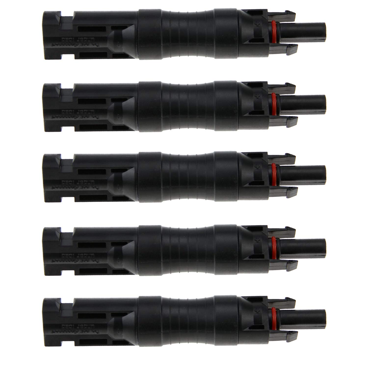 ZOOKOTO 5pcs Solar Panel PV Connector with Built in 20A Diode Waterproof Solar Panel Cable Connector 20A 20SQ045
