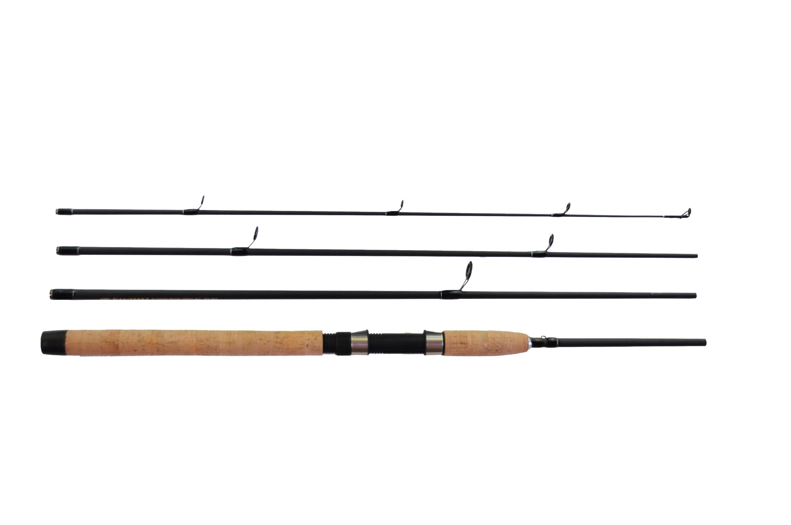 Santiam Fishing Rods Travel Rod 4 Piece 8'6'' 10-20lb MF Graphite Spinning Rod