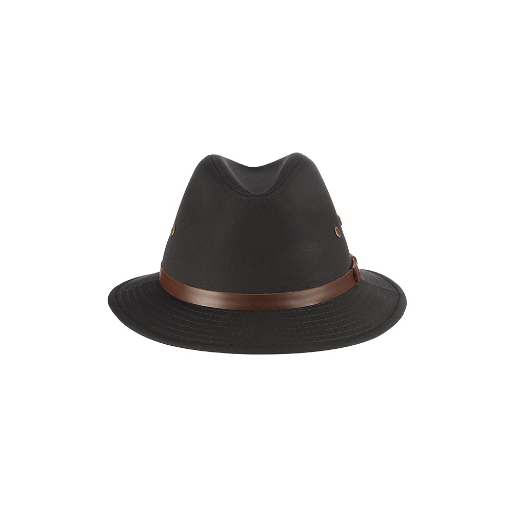 Stetson Men's Gable Rain Safari Hat, black, Large