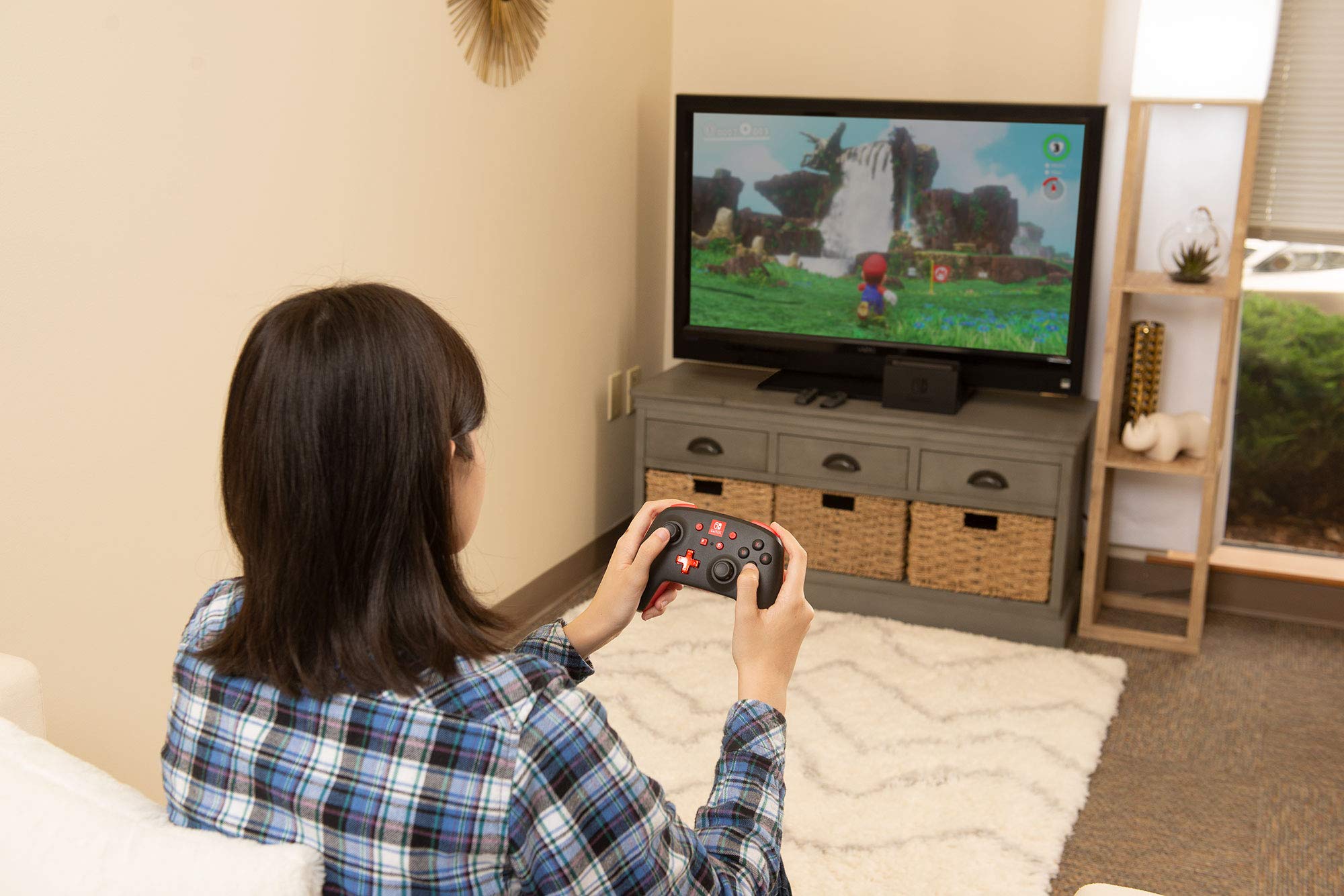 PowerA Enhanced Wireless Controller for Nintendo Switch - CTR Shadow Crash Team Racing