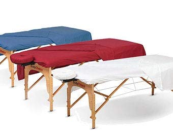 White House Linen 600 Thread-Count 3-Piece Massage Table Spa Sheet Set (1Pc Fitted Sheet Fit up to 7" Inch Deep Pocket, 1Pc Flat Sheet & 1Pc Fitted Face Rest Cover) 100% Egyptian Cotton Yellow