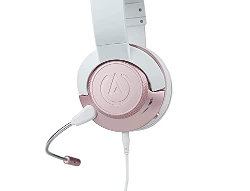 PowerA Fusion Wired Stereo Gaming Headset with Mic for PlayStation 4, Xbox One, X, Xbox One S, Xbox 360, Nintendo Switch, PC, Mac, VR, Android, and iOS - Rose Gold - Not Machine Specific